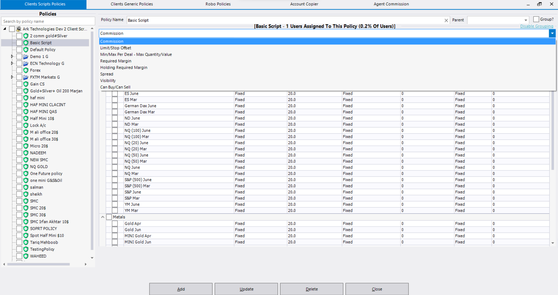 Client's Script Policy - Ark Technologies - Help Desk
